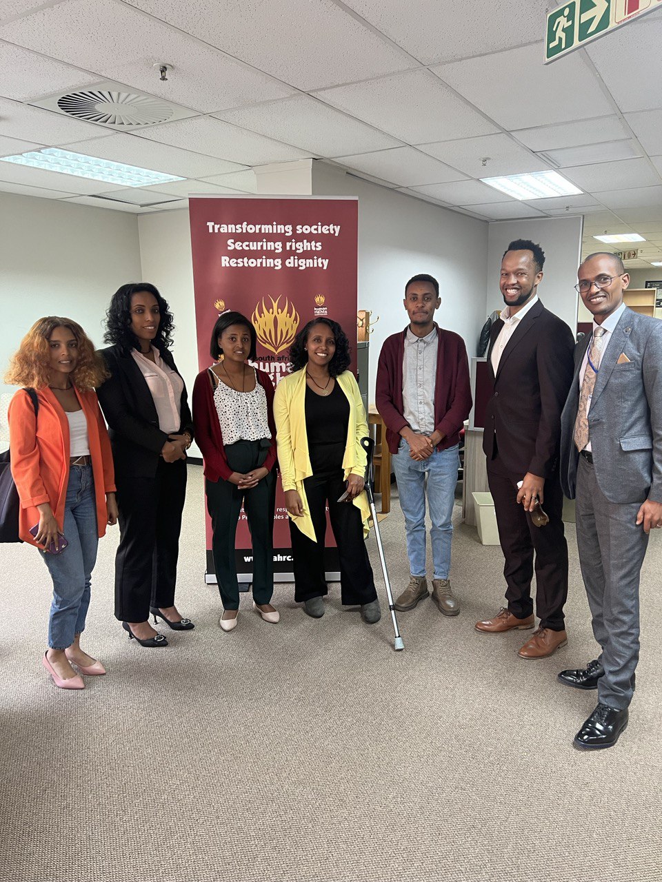 A team of EHRC visited the South African Human Rights Commission (SAHRC ...